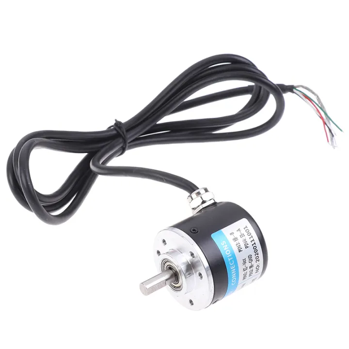 100/200/360/400/500/600P/R Photoelectric Incremental Rotary Encoder 5V ...