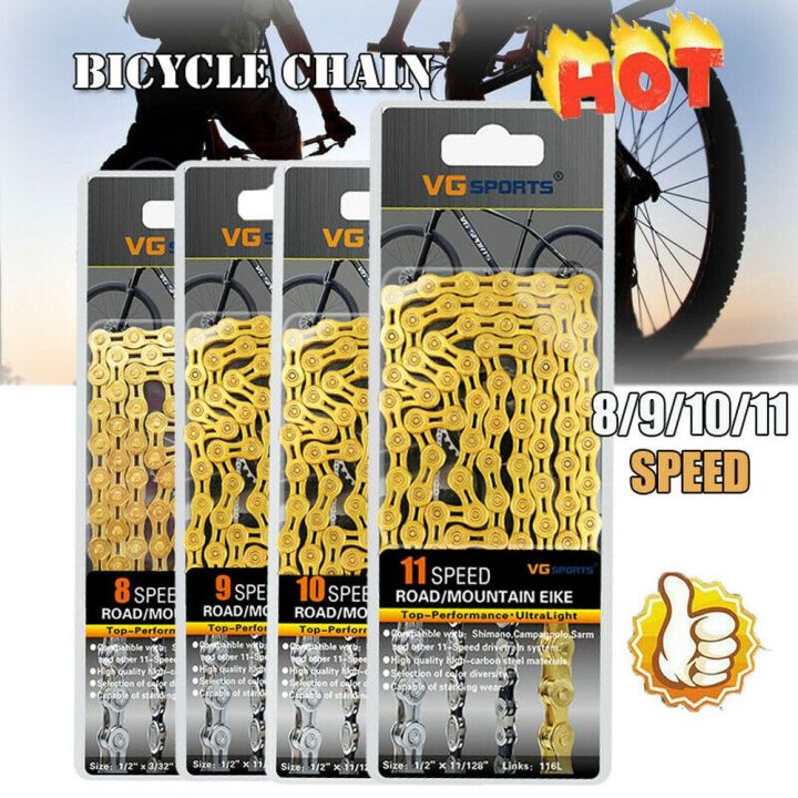 116 links High Quality Mountain Bike 8/9/10 11 speed Road Bike Half ...