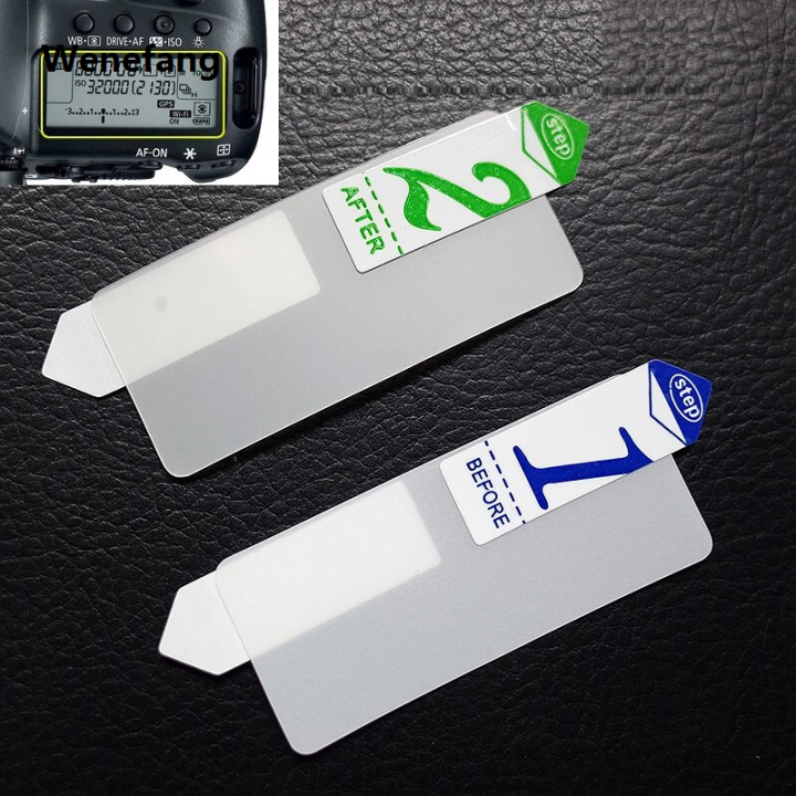 Wenefang 2x Top Panel LCD Screen Protector Film Ultra-soft for Canon ...