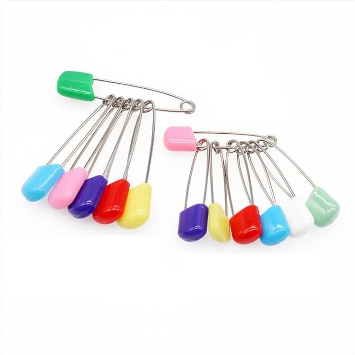 IS Plastic Head Safety Pins for Saree and Hijab Safety Locking Baby ...