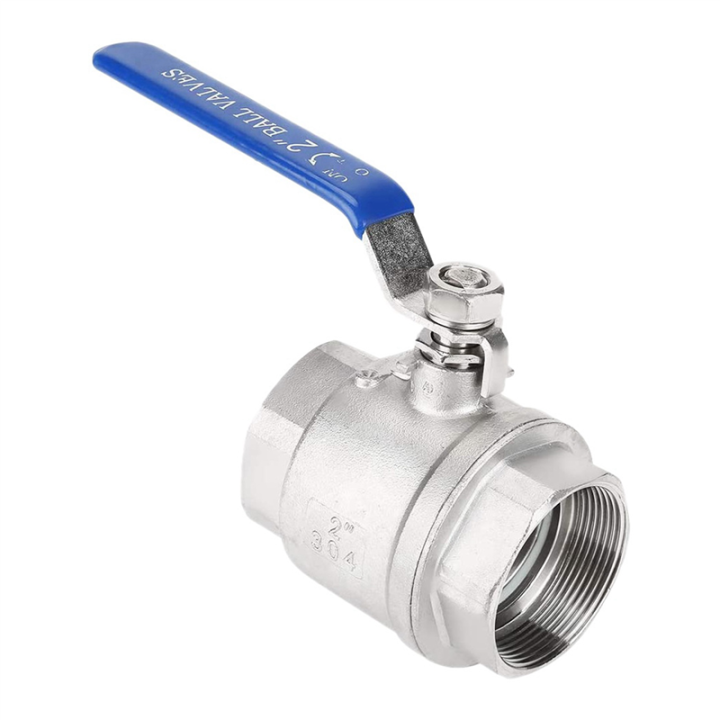 2X Valve Female Thread 2 Inch 304 Stainless Steel Full Port Female ...