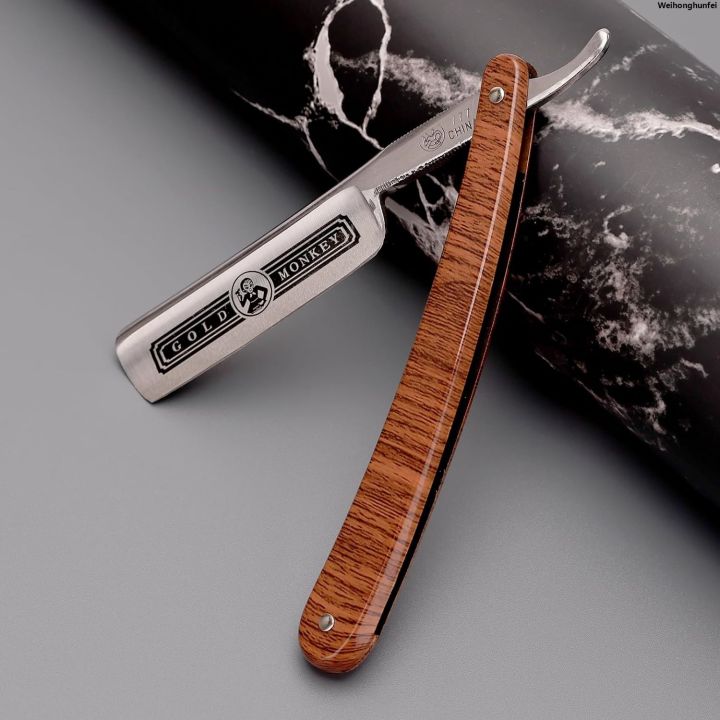 Weihonghunfei2025 NEW Barber Shaving Razor Men Folding Straight Edge ...