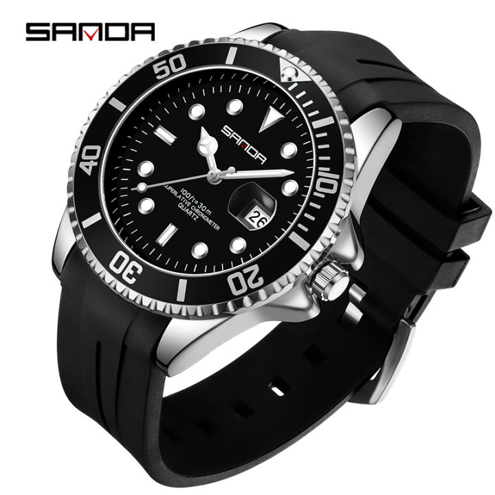 SANDA Top Brand Luxury Fashion Men's Watches 30M Luminous Waterproof ...