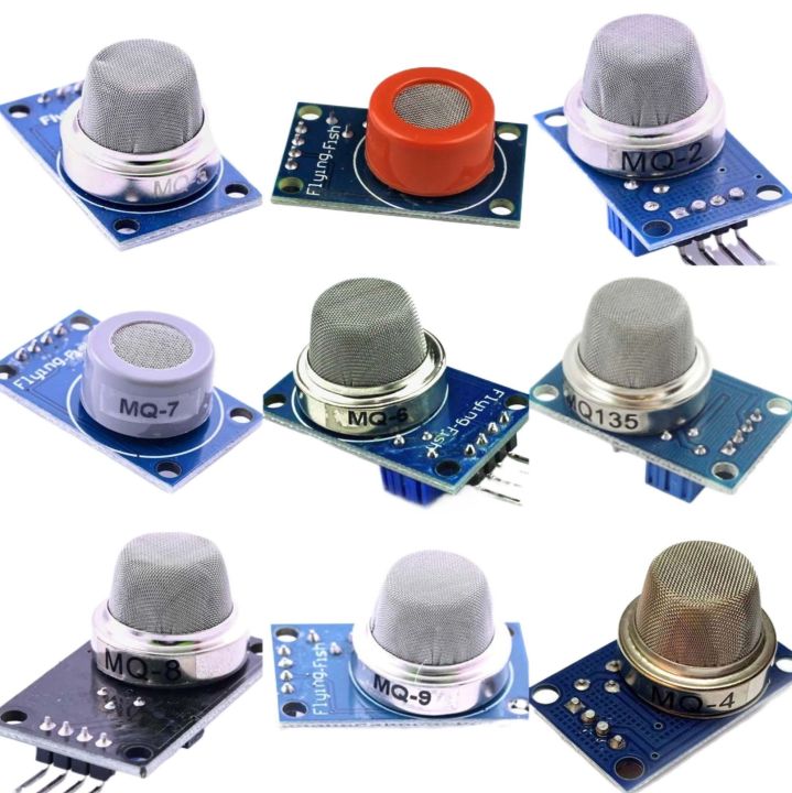 MQ Gas and Smoke Sensor Series - MQ-2/MQ-3/MQ-4/MQ-5/MQ-6/MQ-7/MQ-8/MQ ...