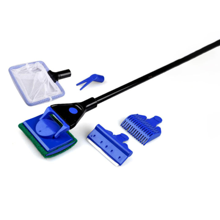 AQUA TOOLS TB-58 Aquarium Cleaning Stick Set 5 In 1 Cleaner Algae ...