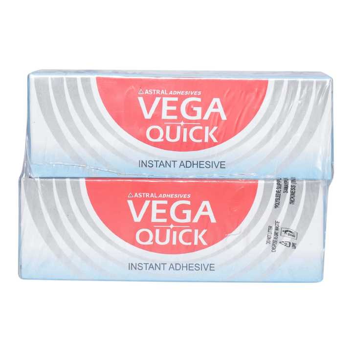 White Vega Quick Instant Adhesive 10 Pcs | Daraz.com.np