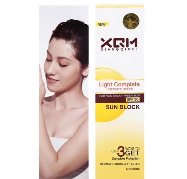 XQM Light Complete Sun Block SPF 30 Sunscreen 20ml | Daraz.com.np