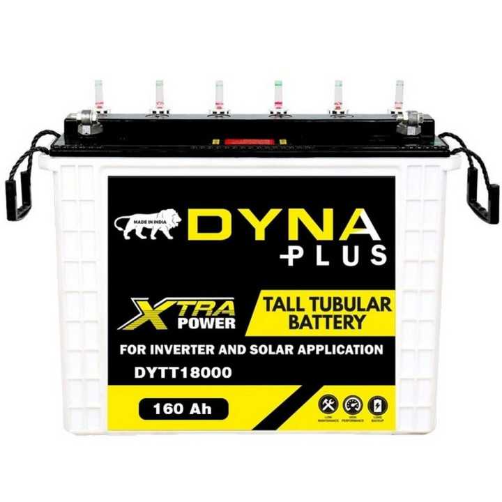 Dyna Inverter Battery | Extra Tall Tubular Battery With 160 Ah ...