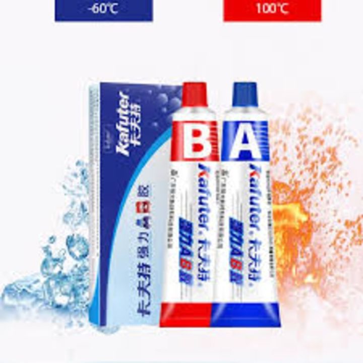 Kafuter A+B Glue 16/70g Acrylate Structure Glue Special Quick-Drying Glue Glass Metal Stainless ...
