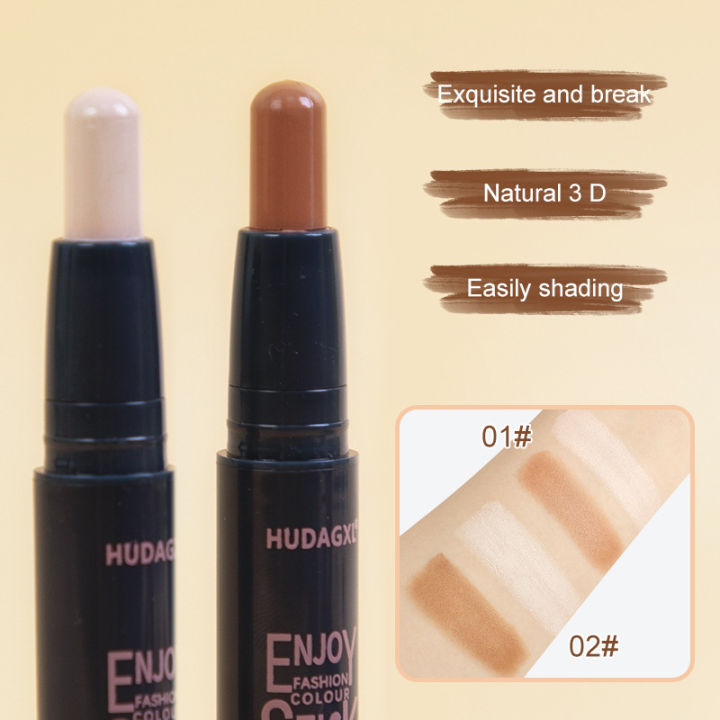 1 pcs Flawless 2-in-1 Highlight and Contour Stick Set – Effortlessly ...