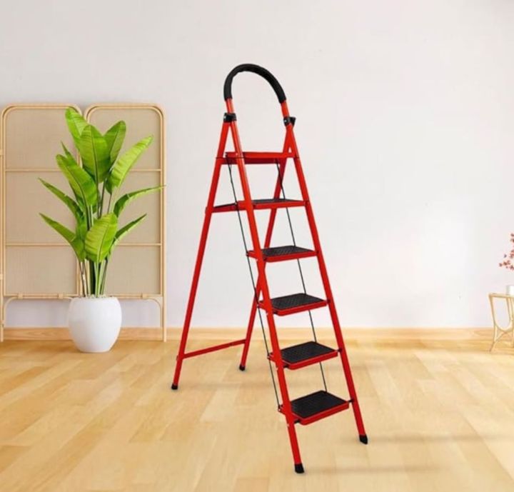 Aluminium Multipurpose Folding Step Ladder (6 Steps) | Daraz.com.np