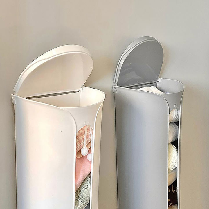 Kitchen Plastic Bag Holder Organizer Wall Hanging Garbage Bag Storage ...