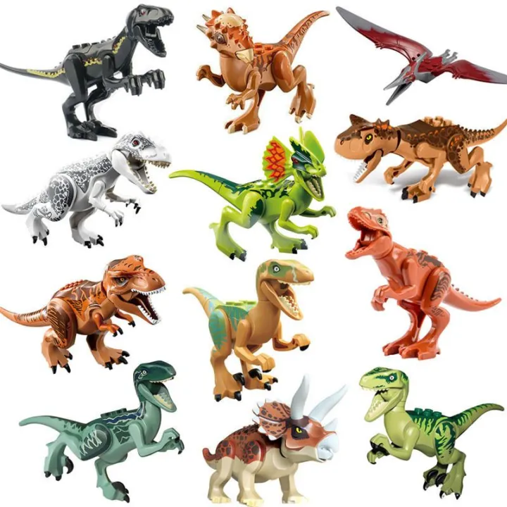 Compatible with LEGO Jurassic Velociraptor Evolution Tyrannosaurus ...