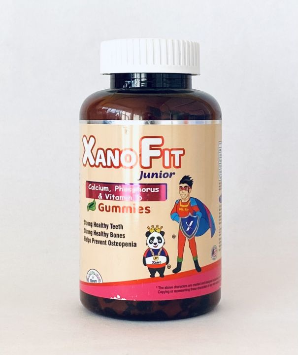 Xano Fit Junior Calcium, Phosphorus & Vitamin D Gummies, 30 Gummies ...