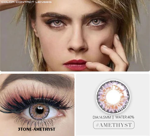 Amethyst color contact lens | Daraz.com.np