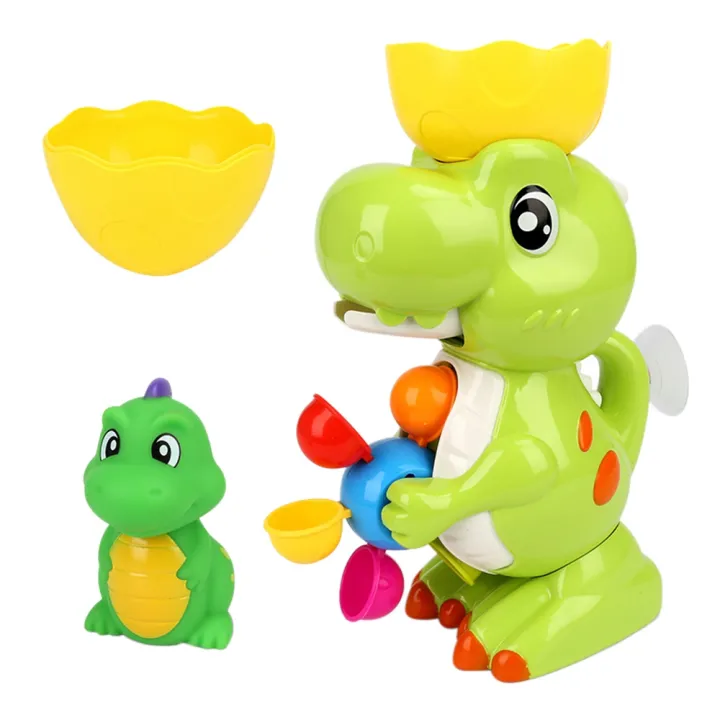 NAMUNY Baby Zhuanzhuanle Toy Bathroom Bath Water Play Dinosaur Water ...