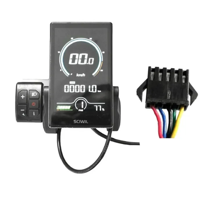 SRM818X -M818X Electric Bike Meter with LCD Screen, Ebike Display Sm ...