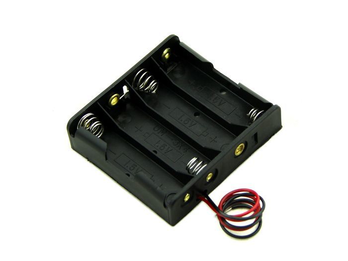 AA Battery Holder Series 4 Cells Battery Case 1.5V x 4 | Daraz.com.np