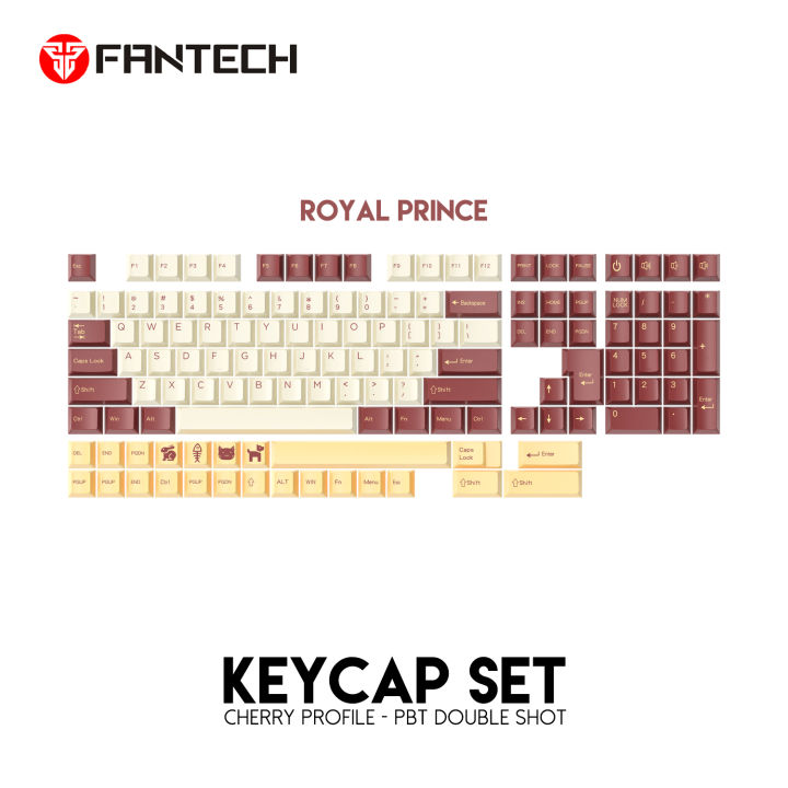 Fantech ACK01 Vibe Edition PBT Keycaps Set Cherry Profile - Vibe Royal ...
