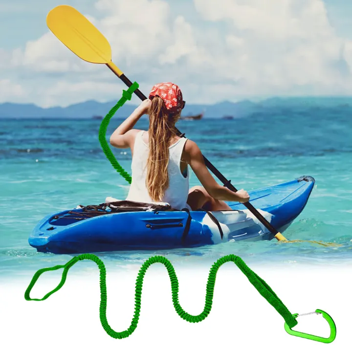 Sales promotion Kayak Paddle Leash Adjustable Elastic Kayak Paddle Rope ...