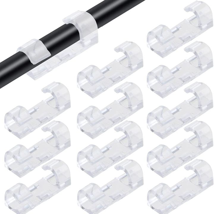 Wire Organizer Cable Management Clip Desktop Cord Hook with 3M Foam ...