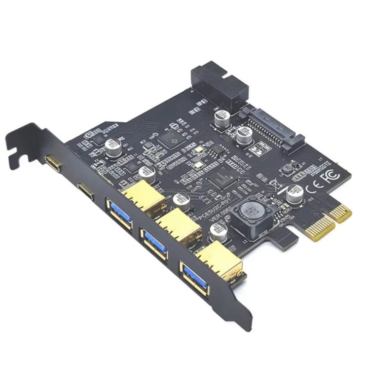 New Type C USB 3.2 Gen2 PCIE Card Hub USB 3.0 PCI Express Board | Daraz ...
