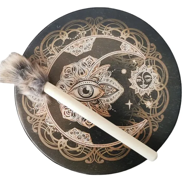 ARELENE Lunar Eclipse Drum Moon Style Sound Imitation Sheepskin ...