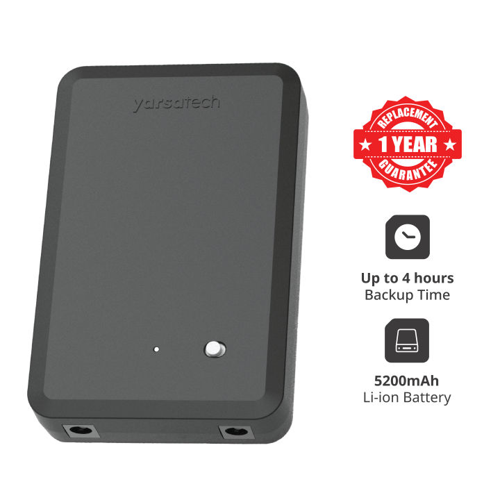 Nizi Mini WiFi Router Backup Inverter Powerbank ups with 5200mAh Li-ion ...