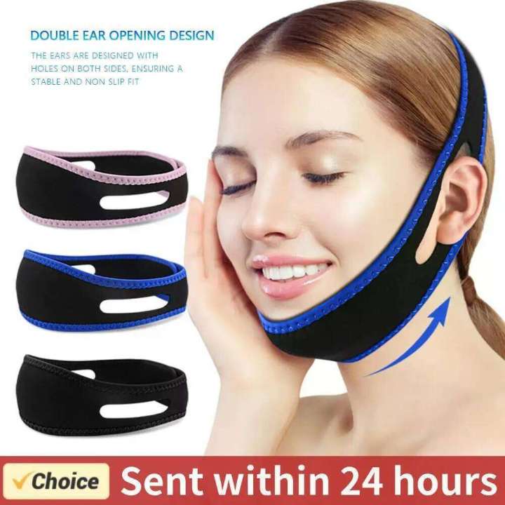 Anti Snoring Belt Adjustable Soft Chin Strap Mouth Guard for Women Men ...