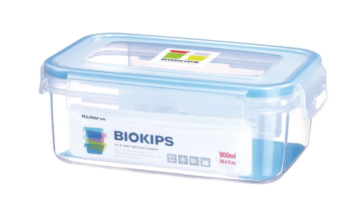 Komax Biokips Plastic Lunch Box / Containers 900ml [30.4 oz] With 2 ...