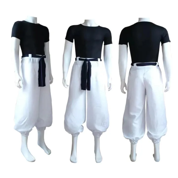 Sleeve Top Pants Suit Anime Jujutsu Kaisen Toji Fushiguro Cosplay ...
