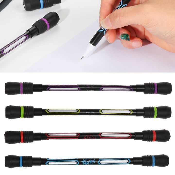 4Pcs Creative Anti-slip Stress Toy Spinner Toy Spinning Pen Writing ...