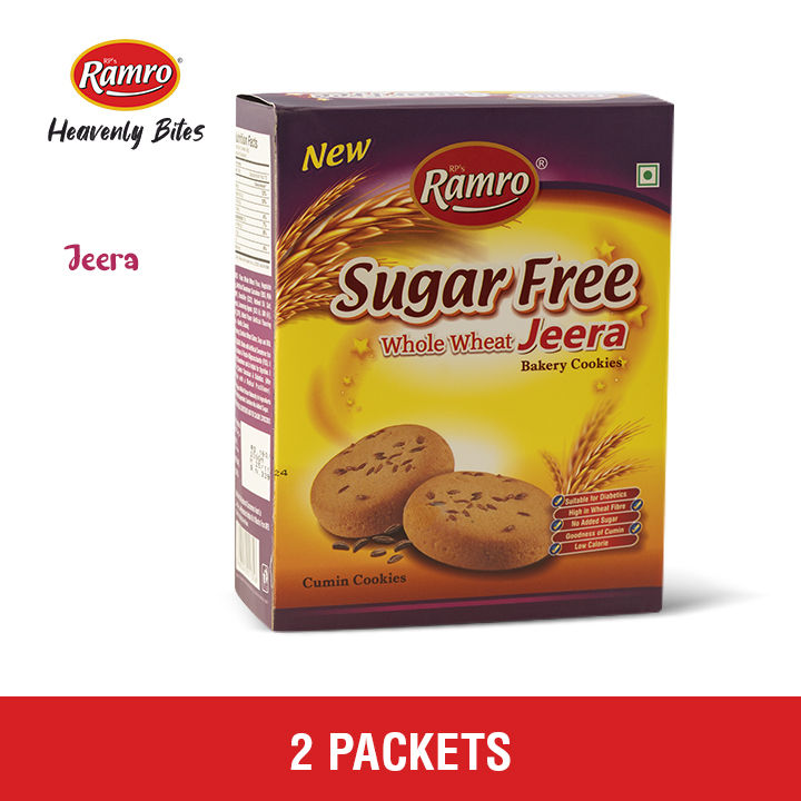 Ramro Jeera Sugar Free Cookies 200g X 2 Packet | Daraz.com.np
