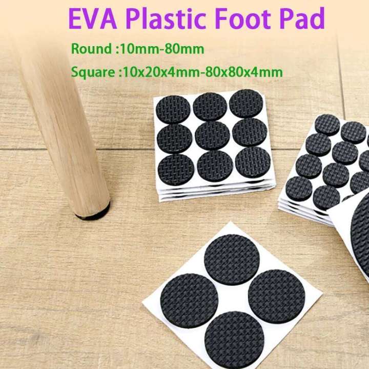 4mm Thick EVA Plastic Foot Silent Anti Slip Table Chair Wear-Resistant ...