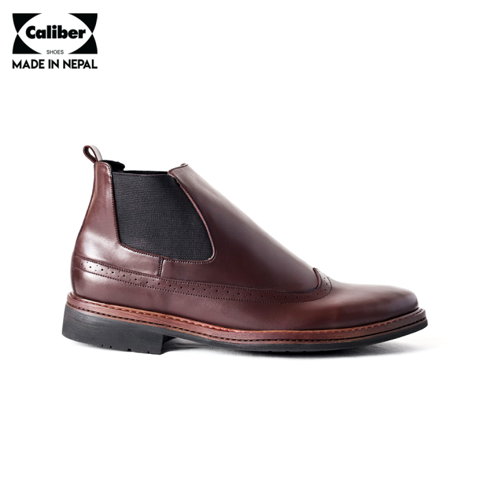 Caliber COFFEE Chelsea Boots For Men - (BH 486 C) | Daraz.com.np