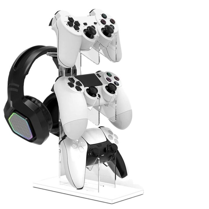 Practical Acrylic 3-Layer Controller Holder Black White Game Handle ...