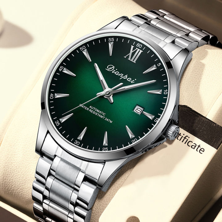 DIANPAI chính hãng thép không gỉ hoàn toàn tự động cơ Watch Luxury Men ...