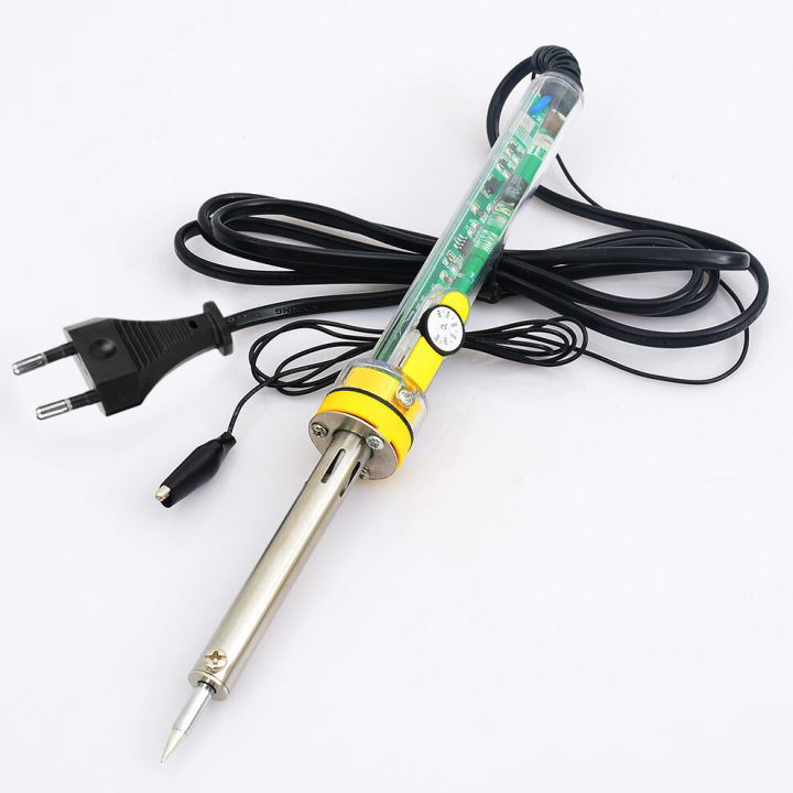 Temperature adjustable soldering Iron 60W Transparent Body Temperature ...