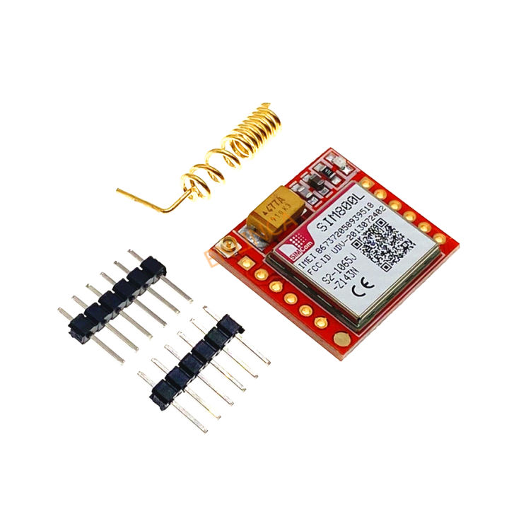 Smallest SIM800L GPRS GSM Module MicroSIM Card Core BOard Quad-band TTL ...