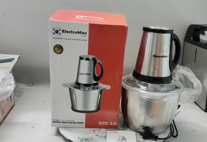 Electromax Electric Chopper Meat Grinder 3.5L Meat & Vegetable Grinder ...