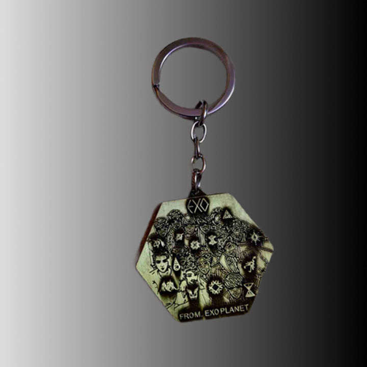 Pentagon Shape Exo Planet Keyring,Key Chain,Key holder for all | Daraz ...