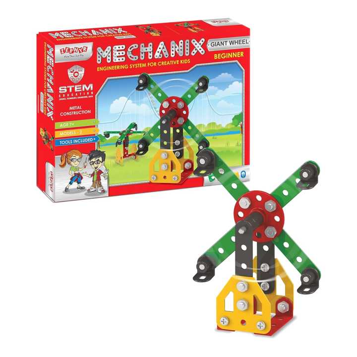 Mechanix Beginner GIANT WHEELS | Engineering System For Creative Kids ...