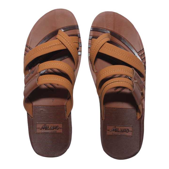 Milano Tan Slippers For Men | Daraz.com.np