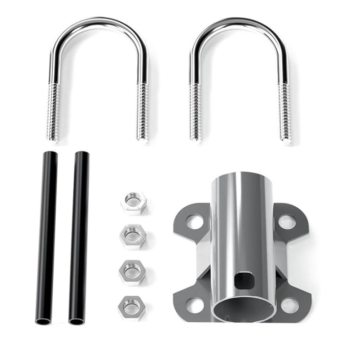 (GGBR) Dish Holder Roof Yacht Hoop Adapter Mount Mount Pipe Adapter ...