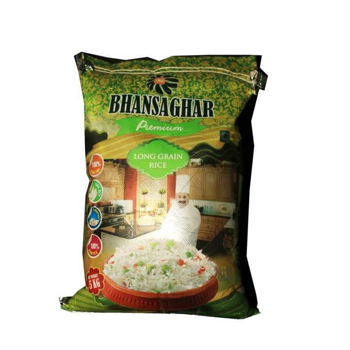 Bhansaghar Premium Long Grain Rice 5 Kg | Daraz.com.np
