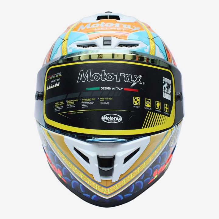 Multicolor Motorax Full-face Helmet | Daraz.com.np