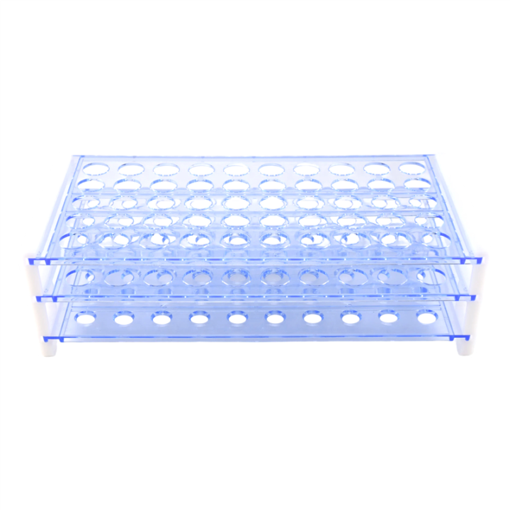 Plastic Test Tube Rack for 12-13MM Test Tubes 50 Hole Positions | Daraz ...