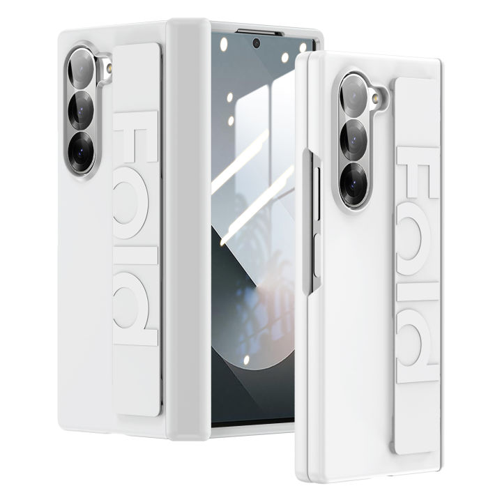 HODON Luxury Wristband Hard Hinge Case for Samsung Galaxy Z Fold7 Fold6 ...