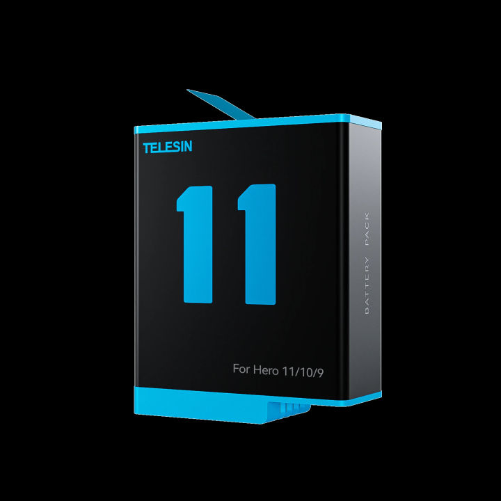 TELESIN Original Hero 11 Battery 1750 mAh Fully Decoded Battery For ...