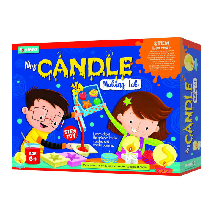 Explore STEM Learner My Candle Making Lab DIY Toy Kit, Learn to Make ...
